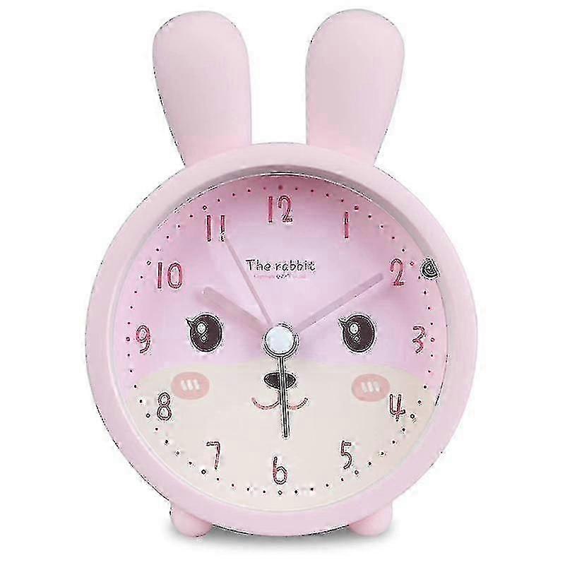 Children's Alarm Clock For Girls Without Ticking,rabbit Children's ...