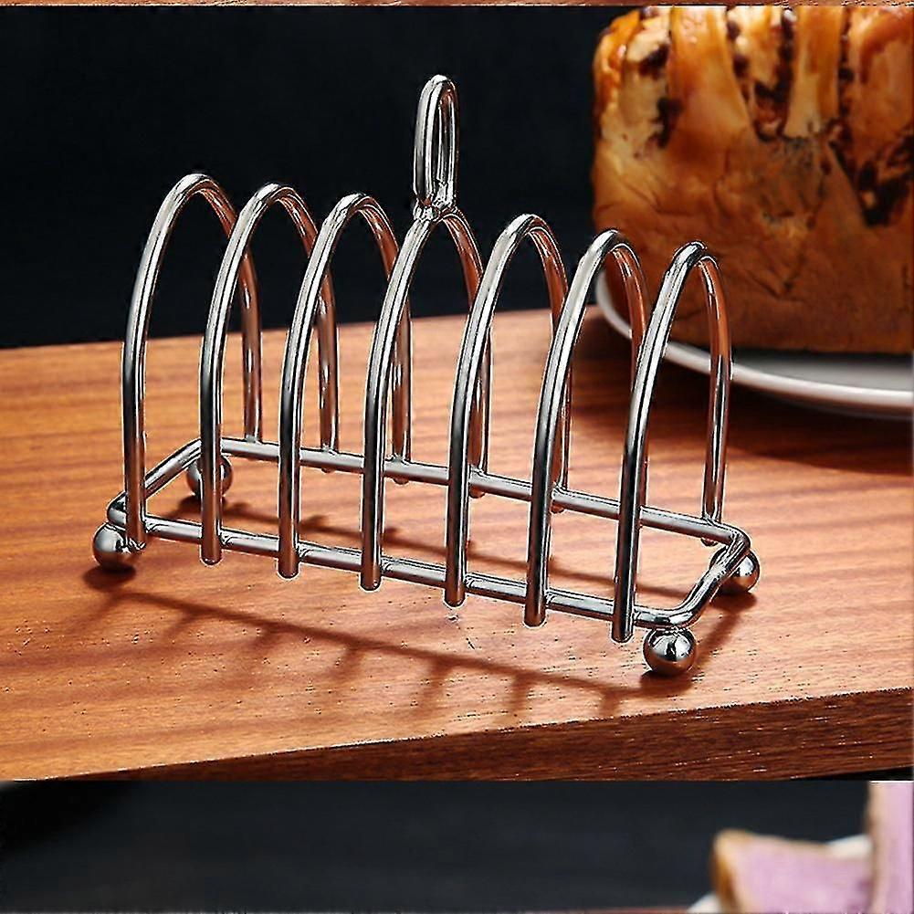 Toast Bread Rack Holder 6 Stainless Steel Toast Rack With Ball Feet And ...