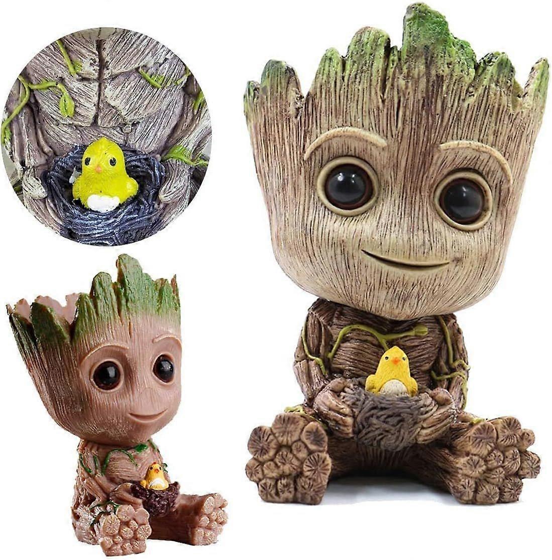 Baby Groot Flower Pot - Guardians of the Galaxy Groot Pen Holder ...