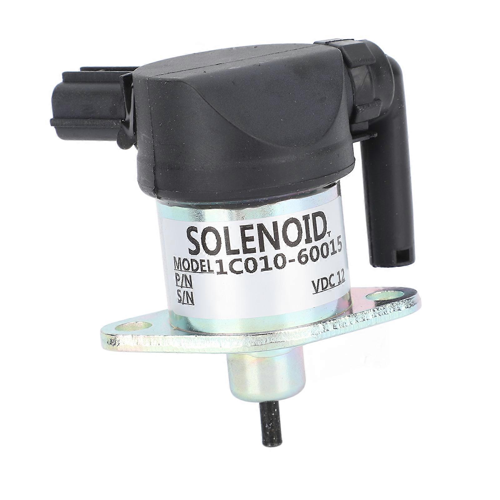 Fuel Shut Off Solenoid Efficient Safe 1C010 60015 for Kubota Engine ...