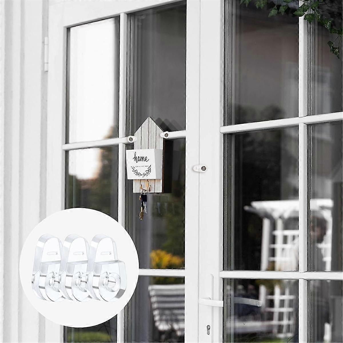 25-Pack Mirror Mounting Clips Kit for Round Glass Wall Mirrors, Clear ...