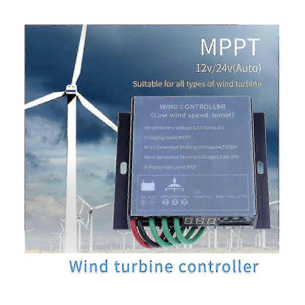 Wind Generator Controller 12/24v 800w Mppt Wind Charge Controller Wind ...