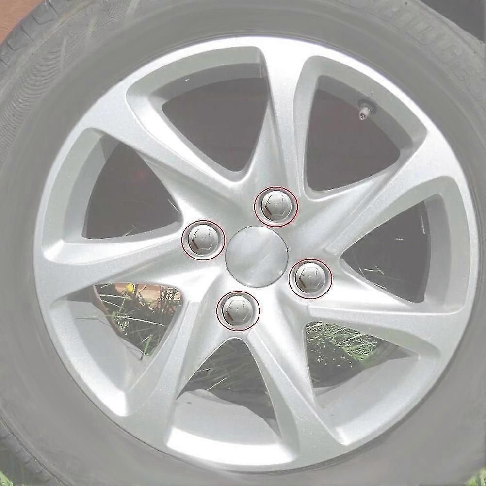 4pcs 17mm Car Nuts Bolts Flat For 206 3008 207 Cc Sw 508 C5 C4l 540567 ...