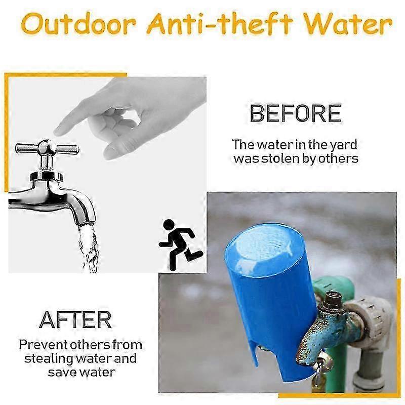 Water Faucet Lock Outdoor/Kitchen/Garden Hose Tap Faucet Lock Anti ...