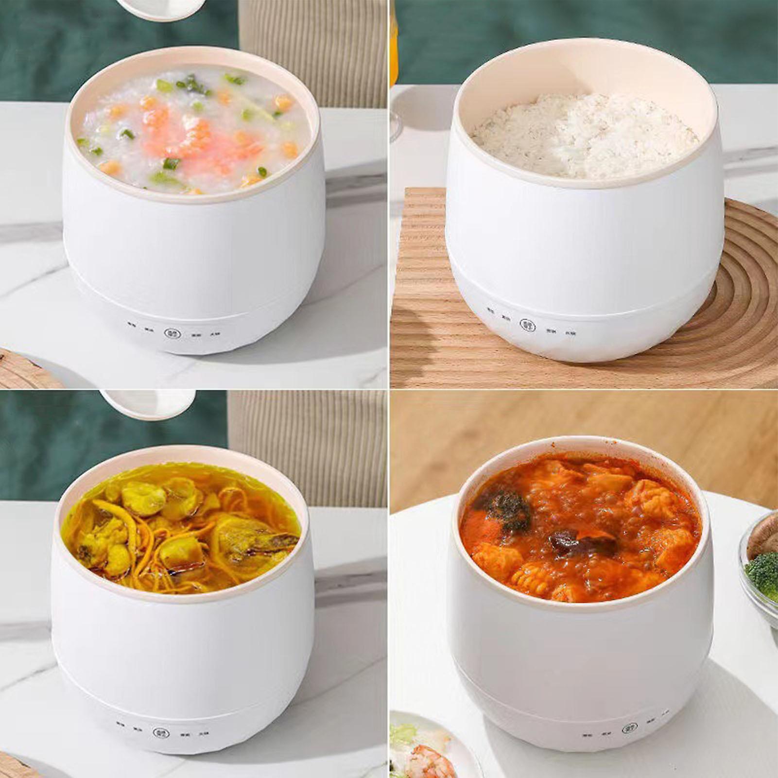 Mini Rice Cooker 1.8L Multi Functional Button Control Nonstick Porridge ...
