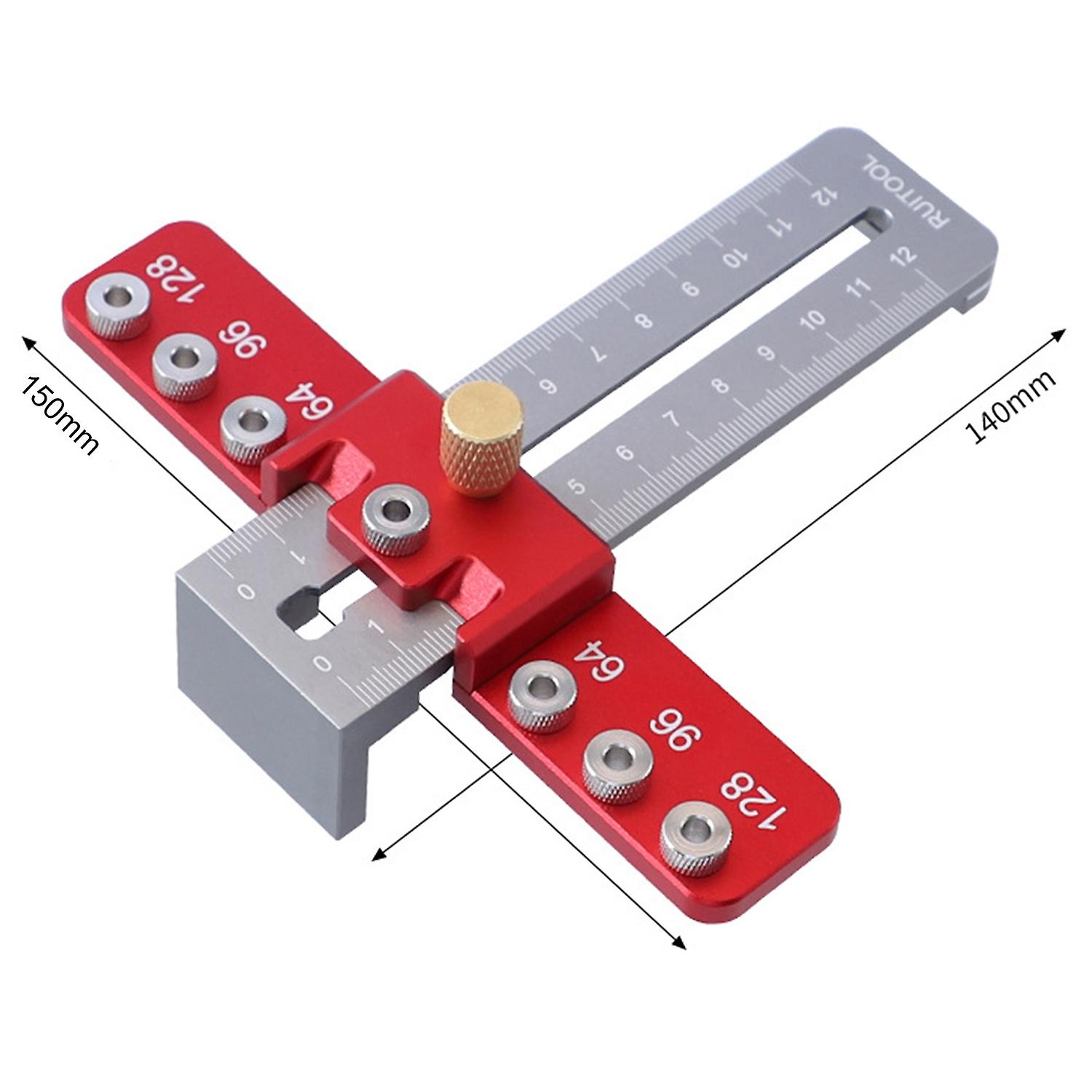1 Set Cabinet Hardware Jig with Scale Mark Compact Size Precise Door ...