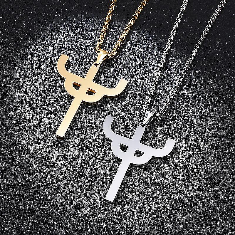 Punk Rock Stainless Steel Single Cuts Judas Priest Cross Pendants ...