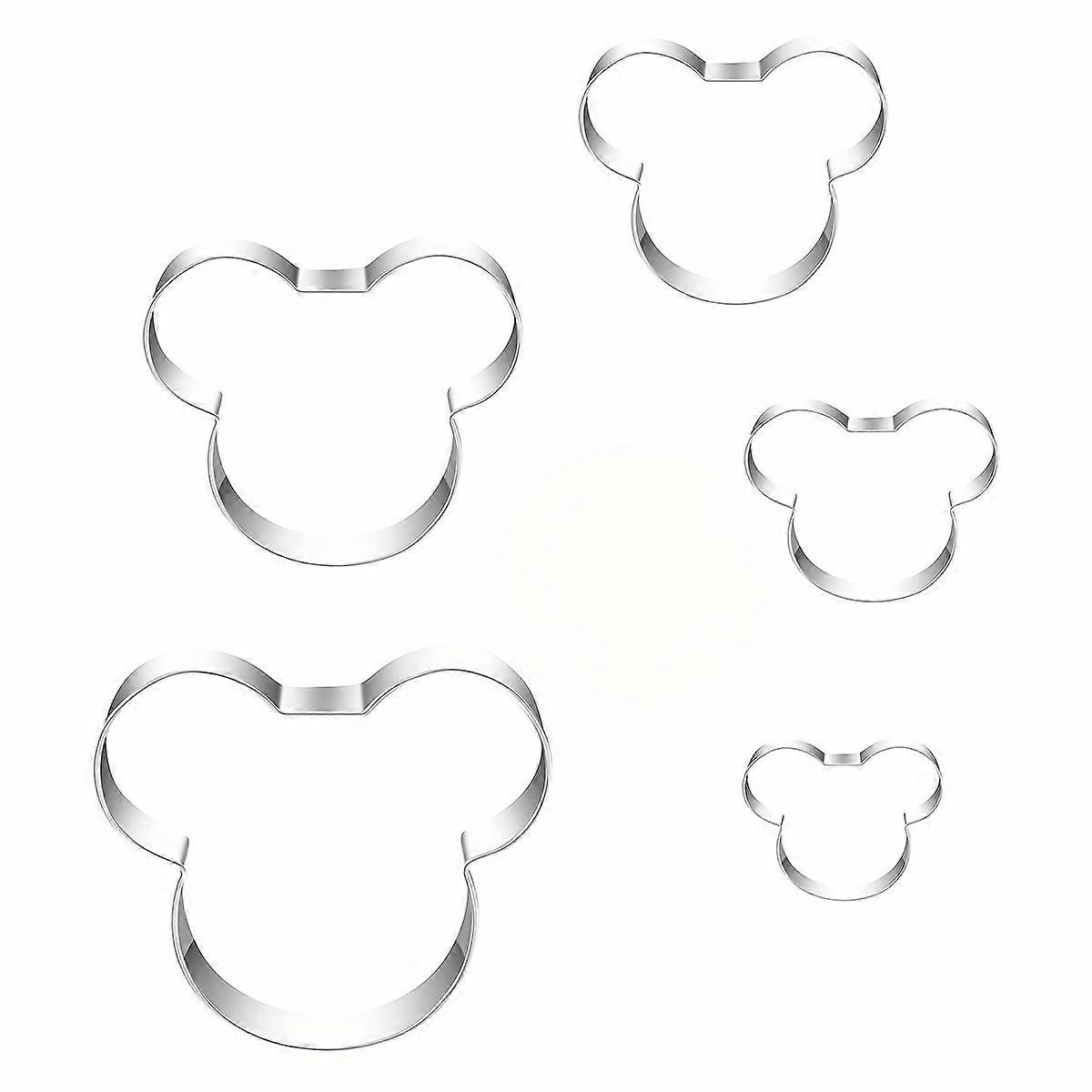 6pcs, Cartoon Mouse Cookie Cutters, Stainless Steel Candy Molds ...