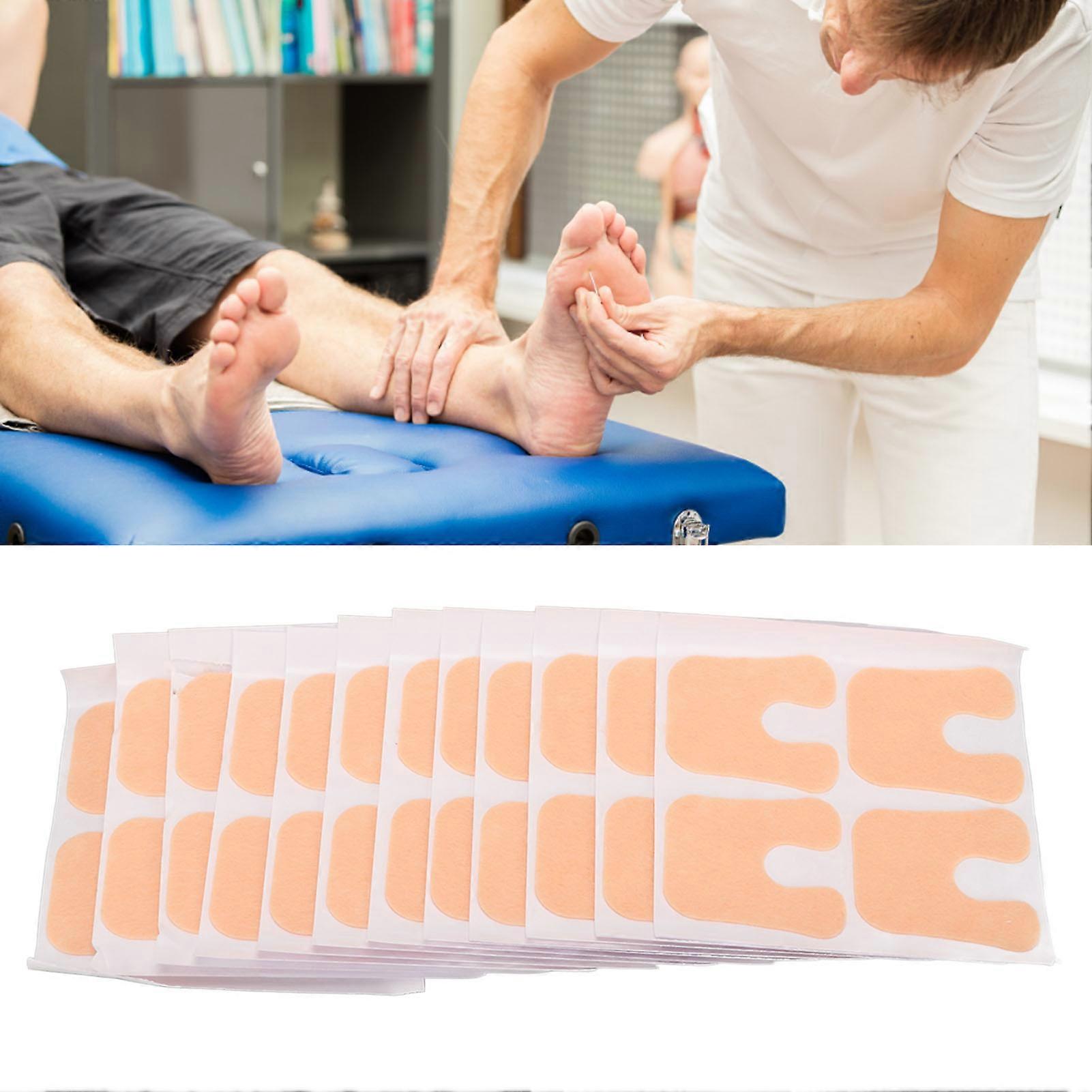 12 Sheets Felt Forefoot Cushion Self Adhesive U Shape Prevent Callus ...
