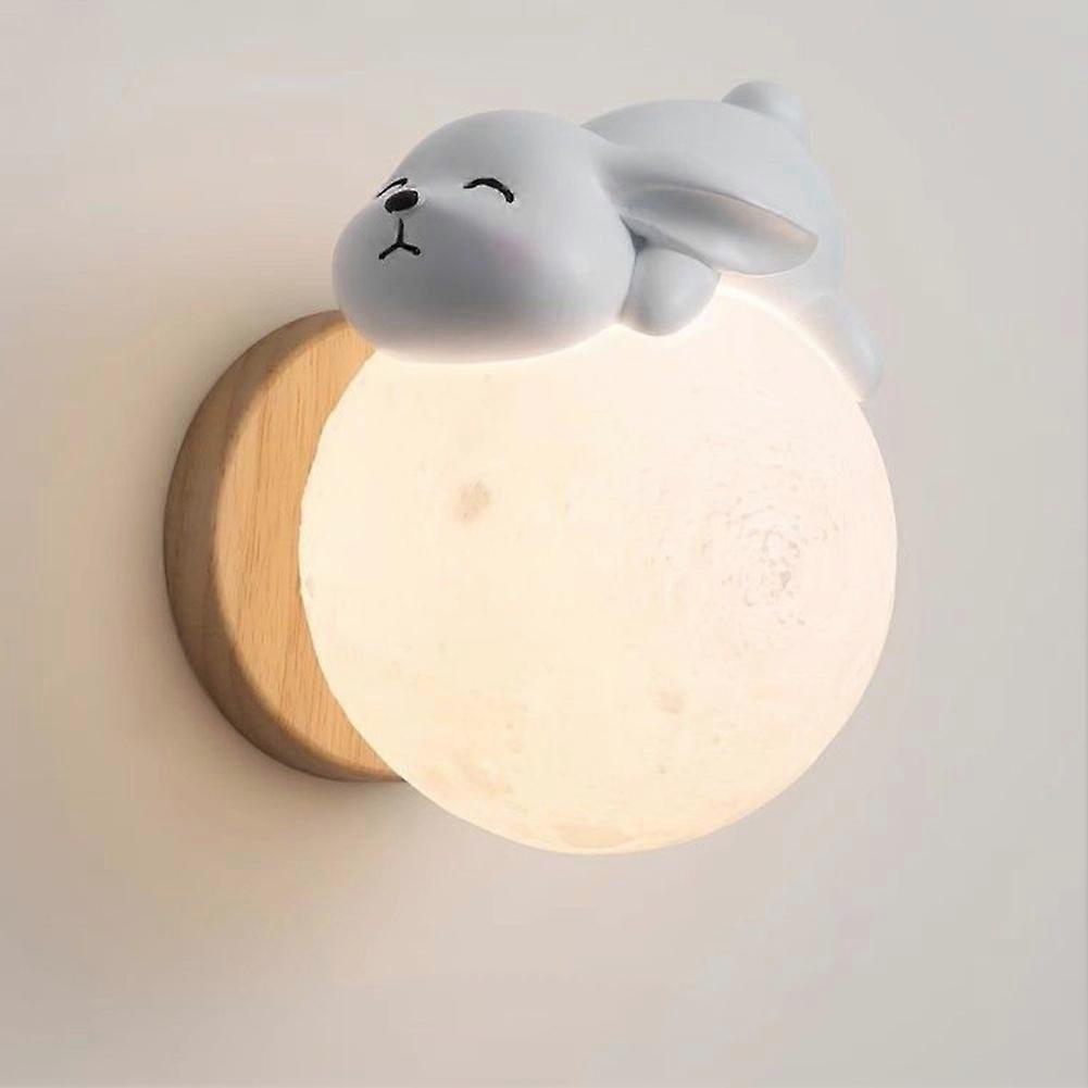 Dimmable Hardwired Modern LED Wall Light Kids Bedroom Wall Mounted Lamp ...