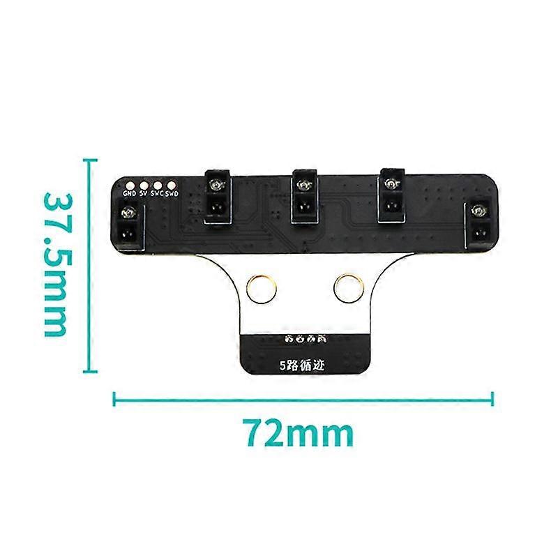 5 Way Tracking Sensor Smart Car Dedicated 5-Way Infrared Tracking ...