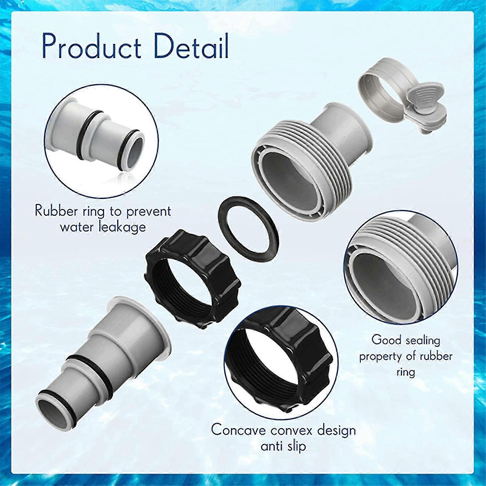 Swimming Pool Filter Hose Replacement Kit Swimming Pool Hose Adapter ...