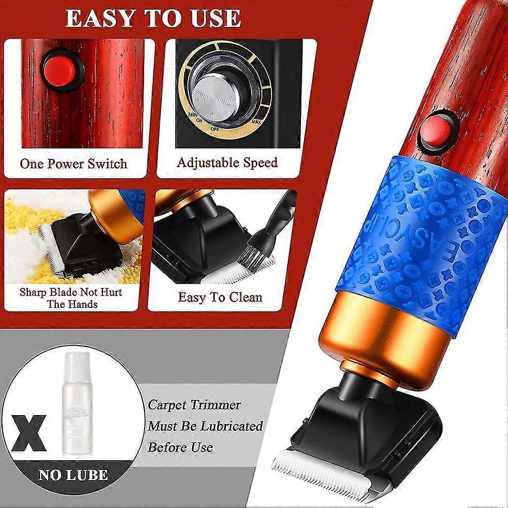 Carpet Trimmer Low Noise Rug Carver Electric Speed Adjustable Rug ...