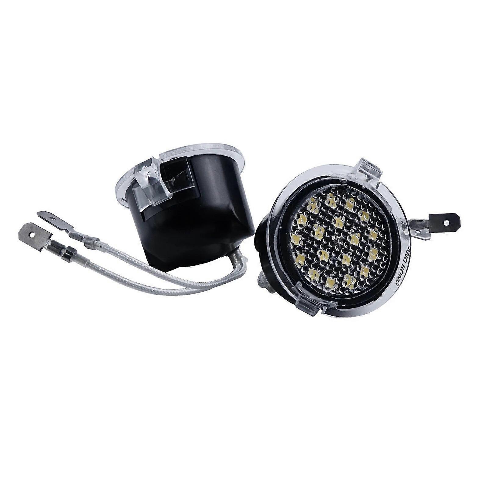 ANGRONG 2x LED Side Under Mirror Puddle Light For Ford Focus C-Max Kuga ...