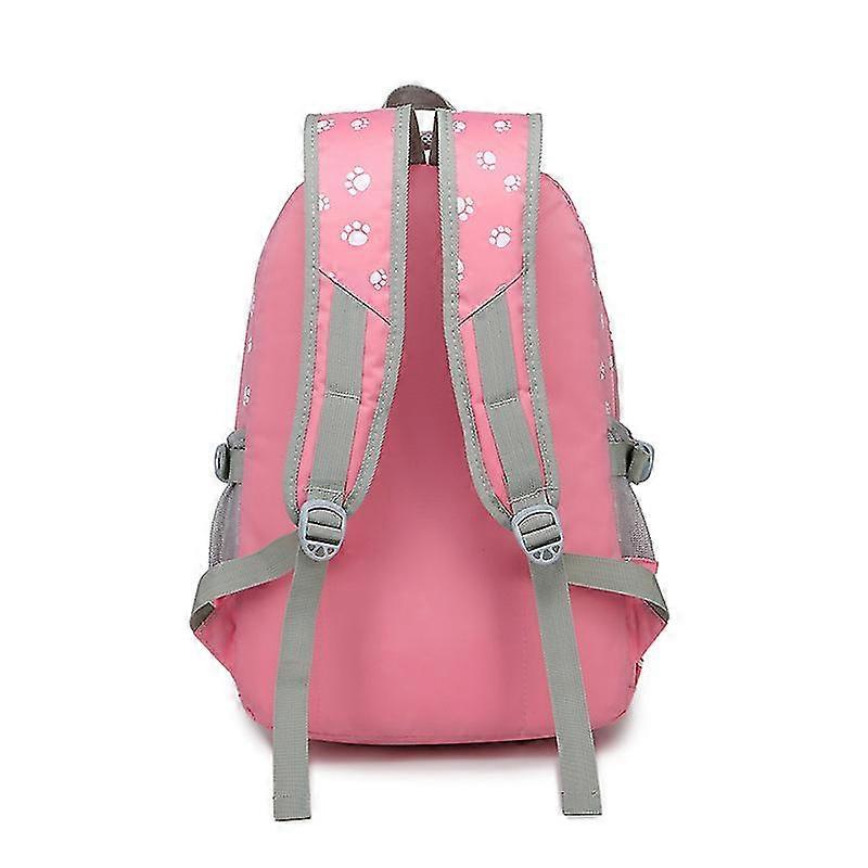Dog Paw Prints Backpack Primary School Student Book Bag School Bag For ...