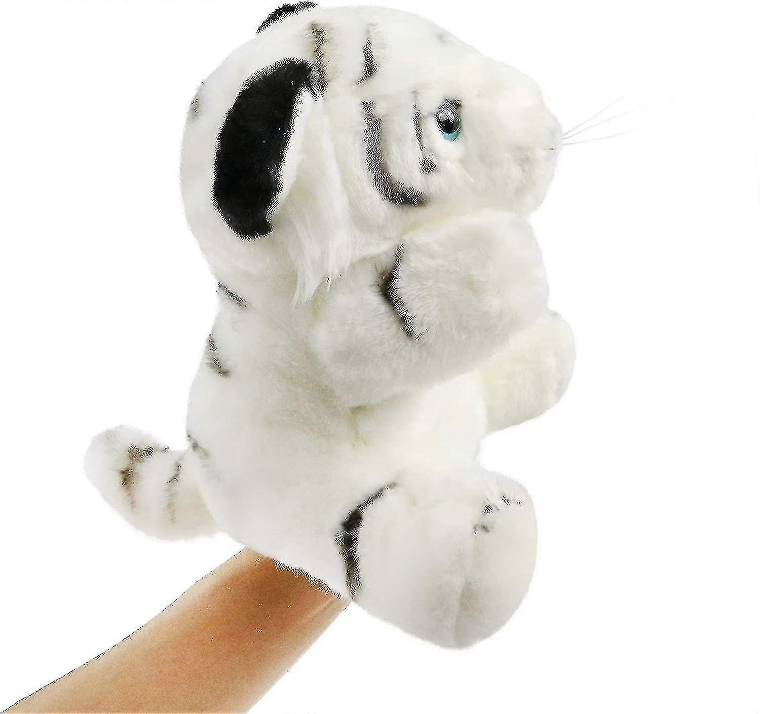 25cm Tiger Hand Puppet Jungle Friends Plush Animals Toy For Kids Play ...