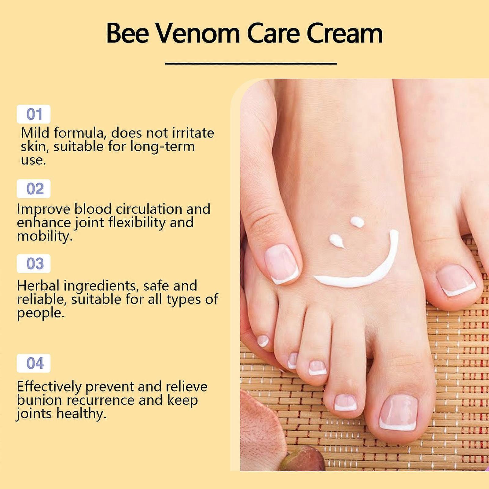 Bee Venom Bunion Care Cream, Support Hallux Valgus Hammer Toe Pain ...