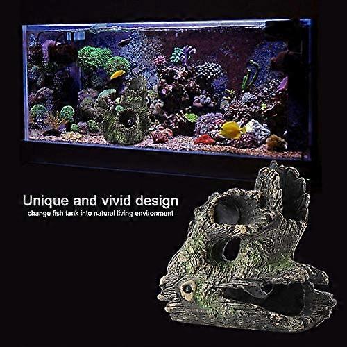 Aquarium Driftwood Artificial Wood Tree Trunk Root Shrimp Spawning ...