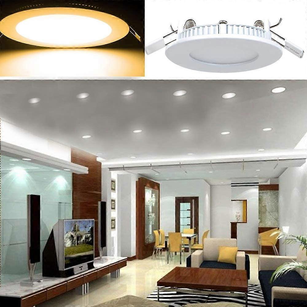 Recessed Downlight LED Recessed Ceiling Light 10pcs 3W Cool White 6000K ...