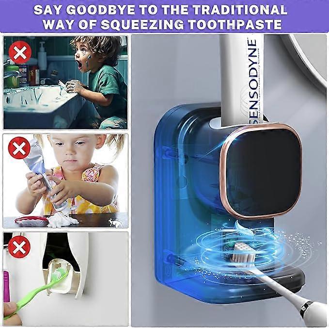 Automatic Toothpaste Dispenser,Wall Mounted Electric Toothpaste ...