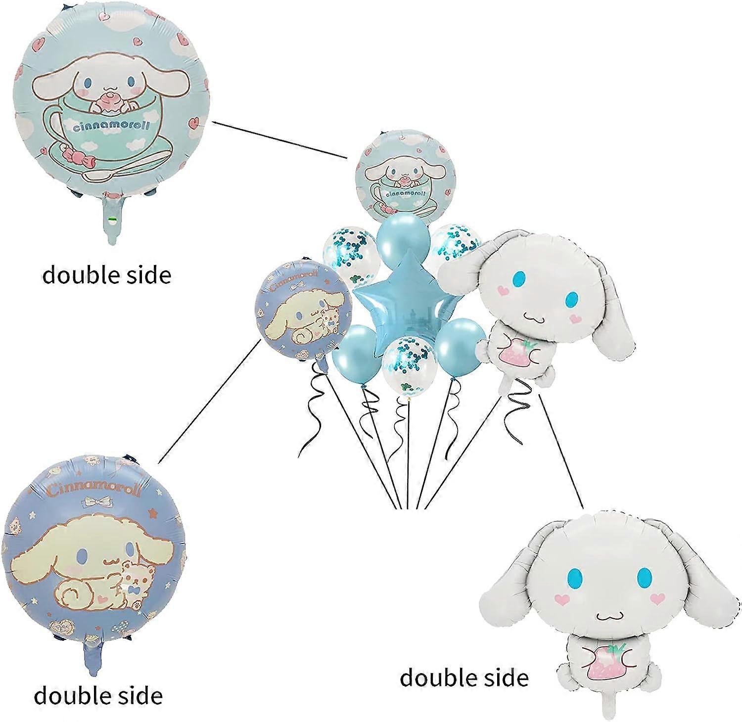 20Pcs Cute Anime Party Decoration Balloons,Aluminum Film Material ...