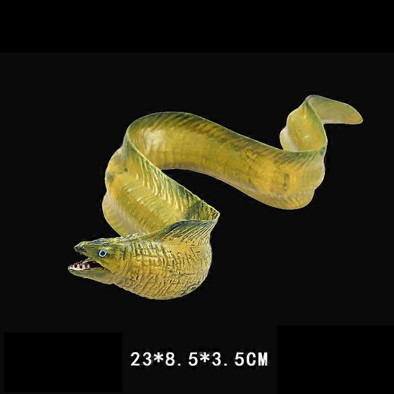 New Realistic Sea Animal Solid Simulation Electric Eel Figurine ABS ...