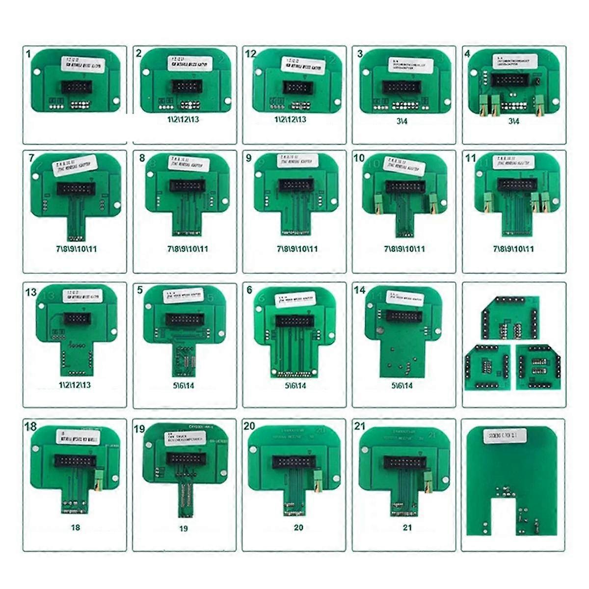 OBD 22pcs BDM Programming Adapter Full Set for KTAG KESS FGTECH BDM ECU ...