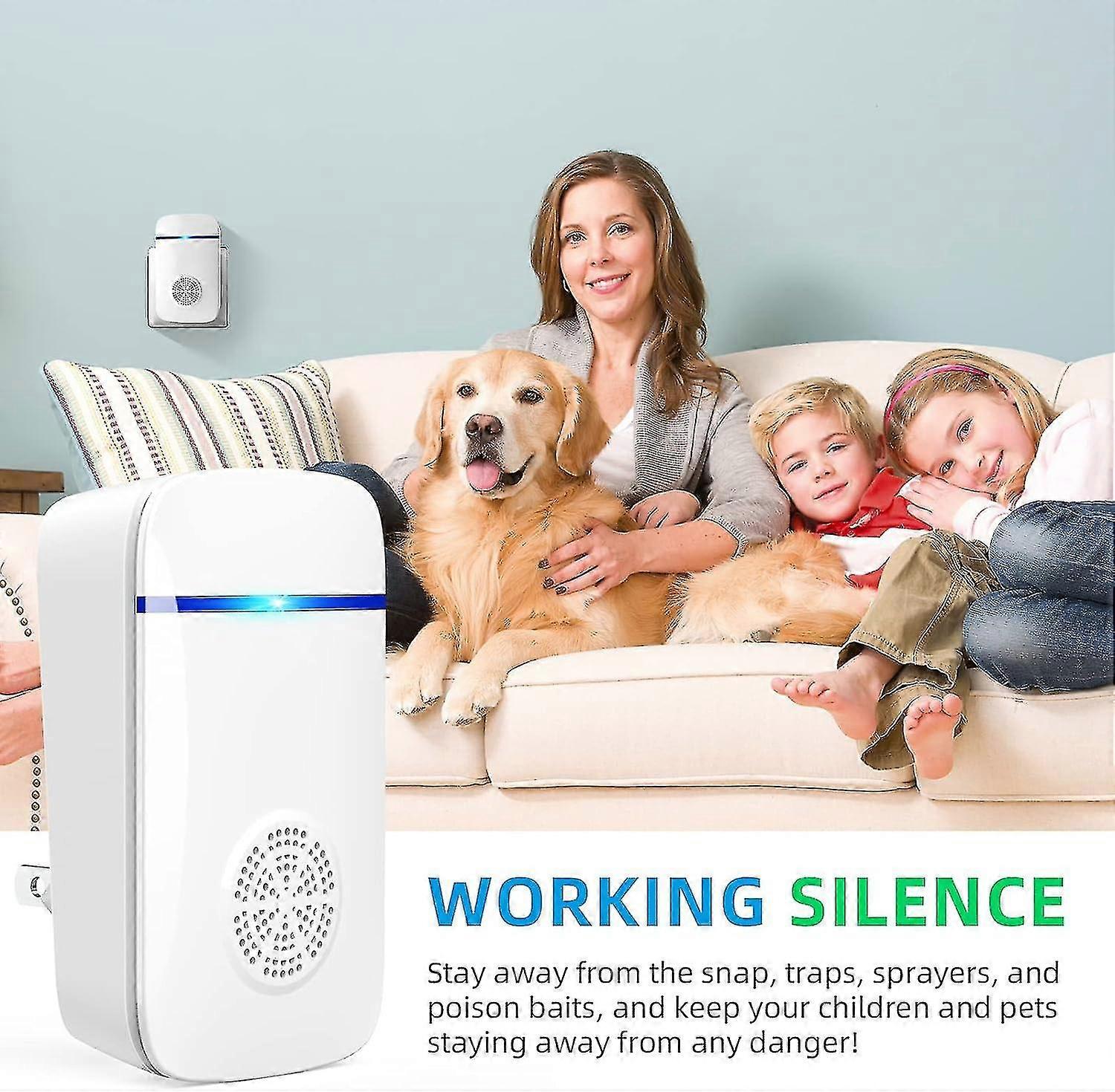 Ultrasonic Spider Repellent, 6 Pack Electronic Mouse Repellent Plug In ...