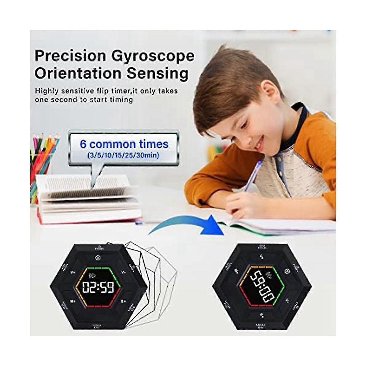 Pomodoro Timer, Productivity Timer,3, 5, 15, 30, 45, 60 Minute Preset Smart Countdown Timer ...