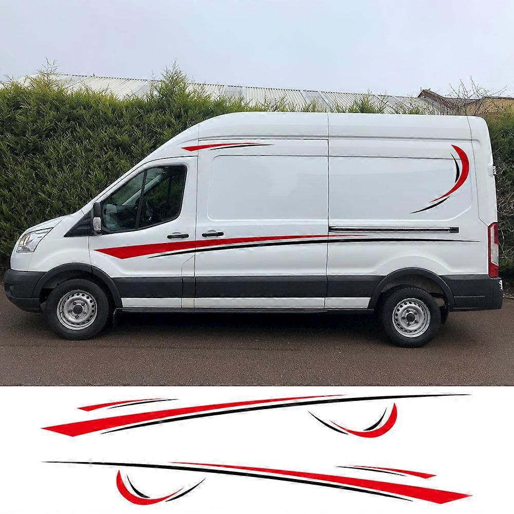 Van Stickers For Ford Transit MK8 2014-2022 Motorhome Stripes Camper ...