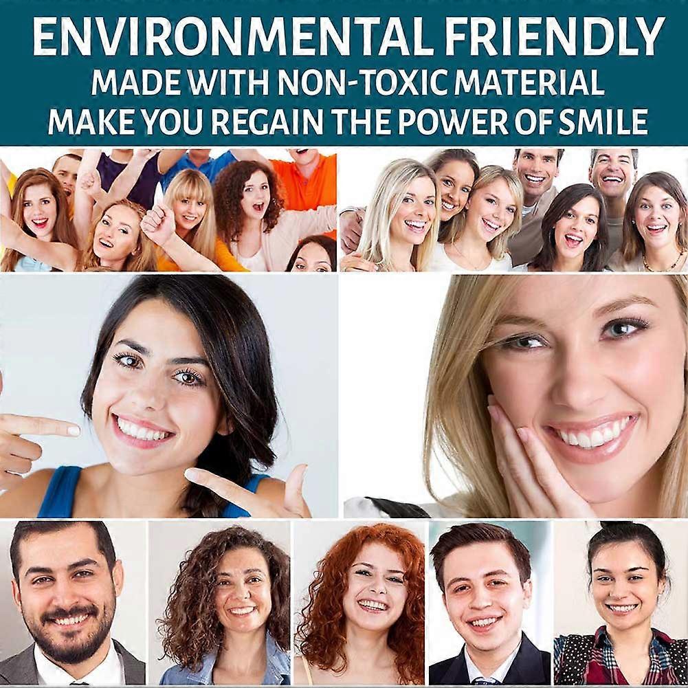 Adjustable Snap On Denture Kit Instant Perfect Smile Temporary Teeth ...