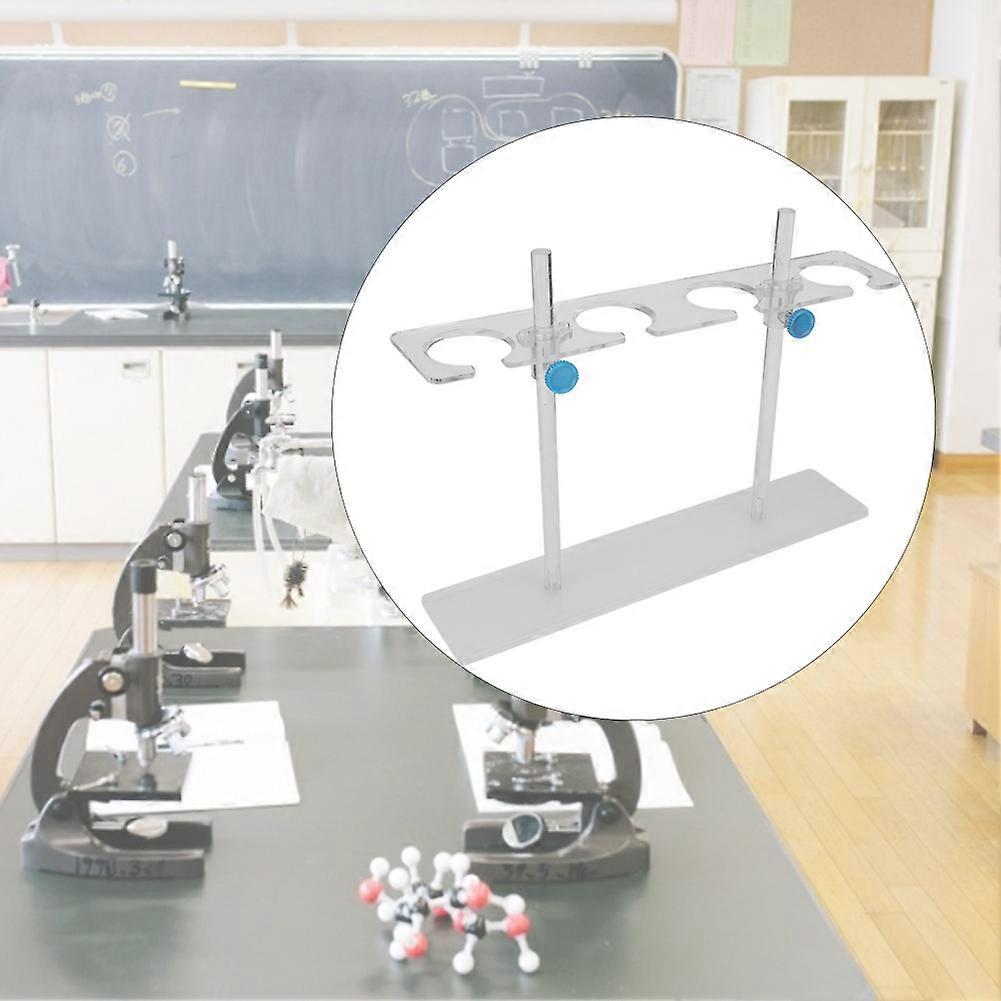 4 Holes Organic Glass Separating Test Tube Stand 2.1cm Test Tube ...