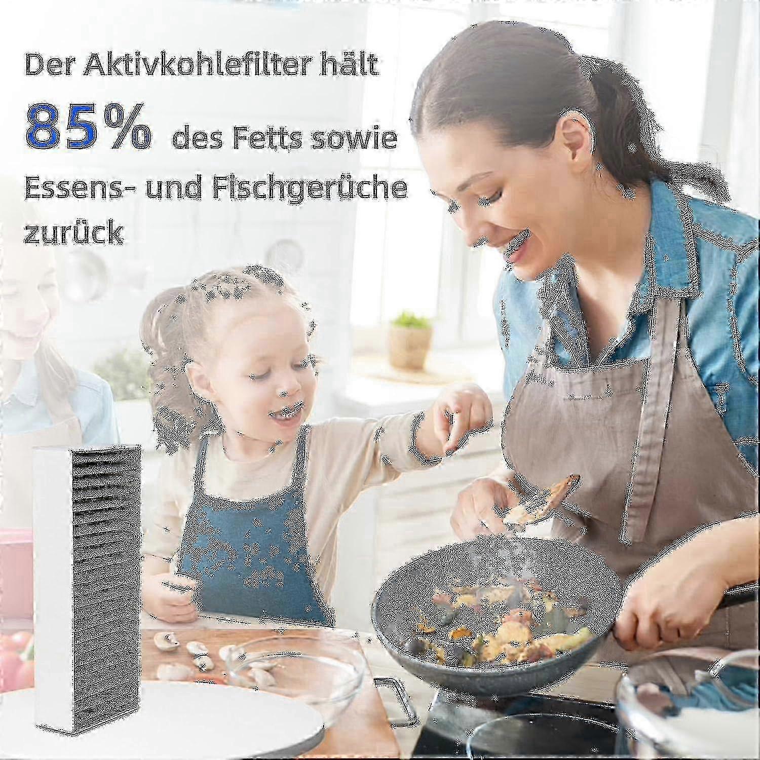 2024 4pcs Activated Carbon Filters for Extractor Hood - Compatible with ...