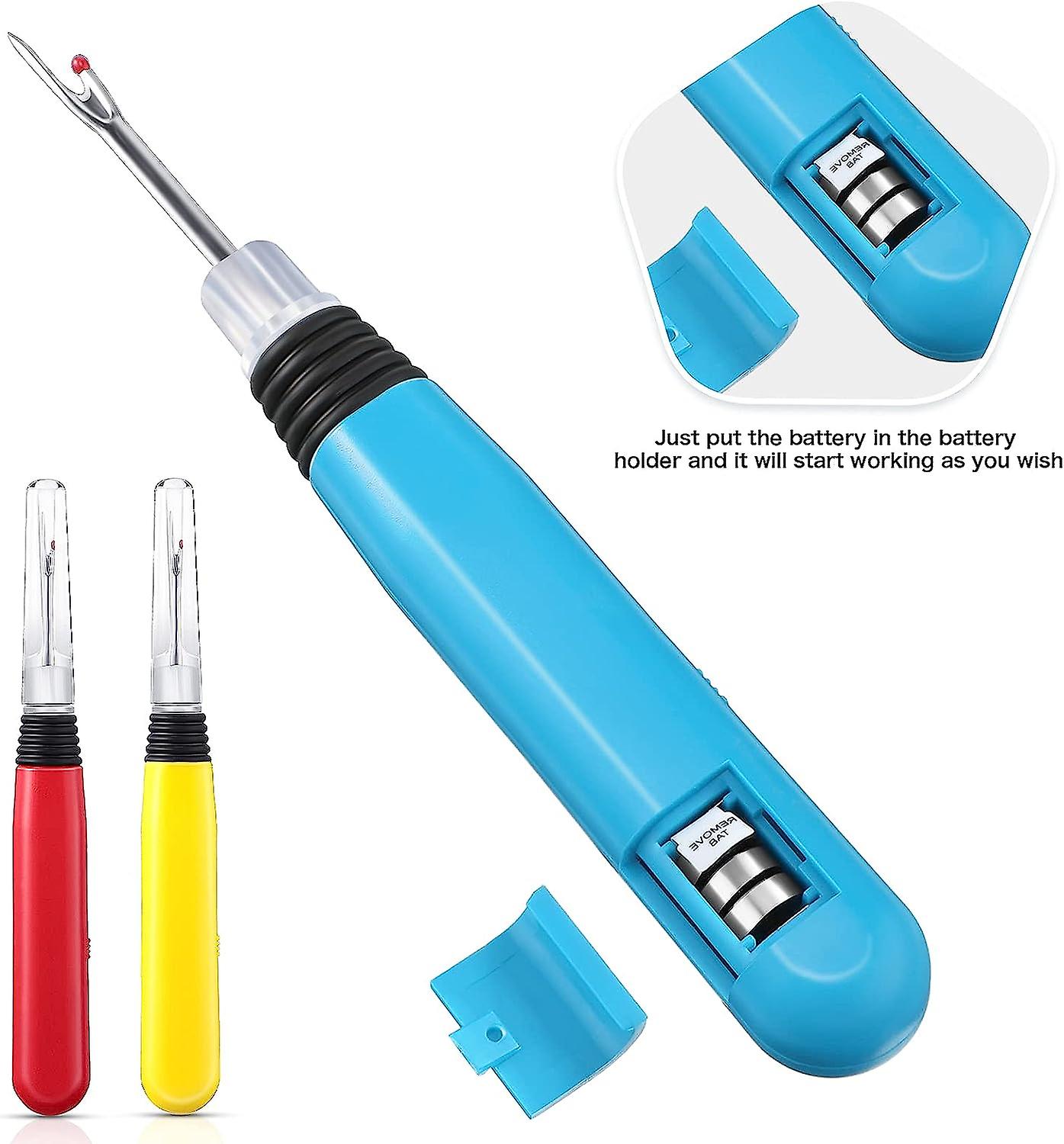 3 Pieces Seam Ripper Tools With Light, Stitch Removal Tool Sewing ...