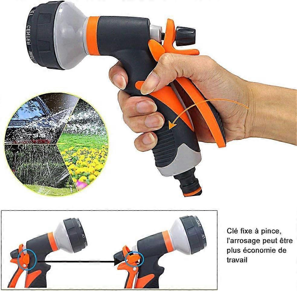 Garden Hand Sprayer, Garden Sprayer, 8 Adjustable Watering Patterns ...