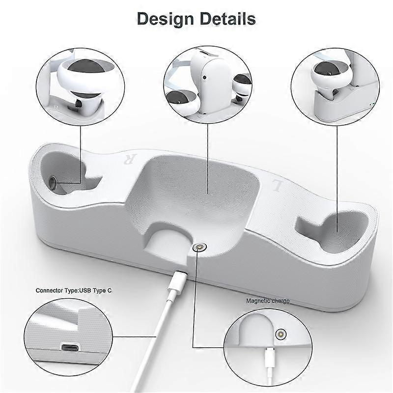 Charging Dock for Oculus Quest 2 Headset Controller,Charging Station ...