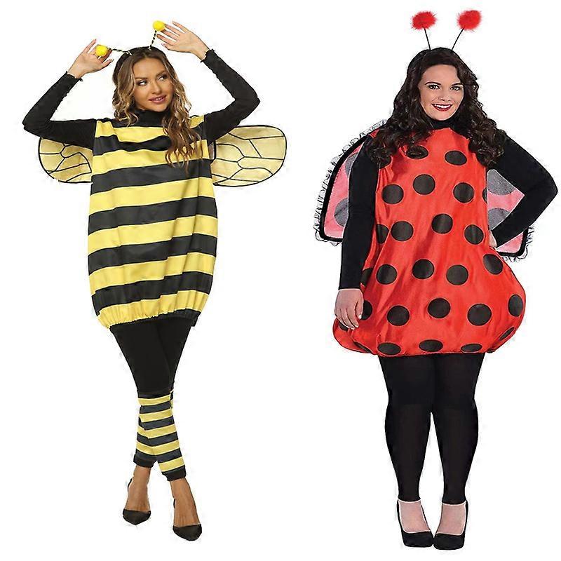 Bee Costume Kit Halloween Bee Cosplay Women Honey Bee Costume ...