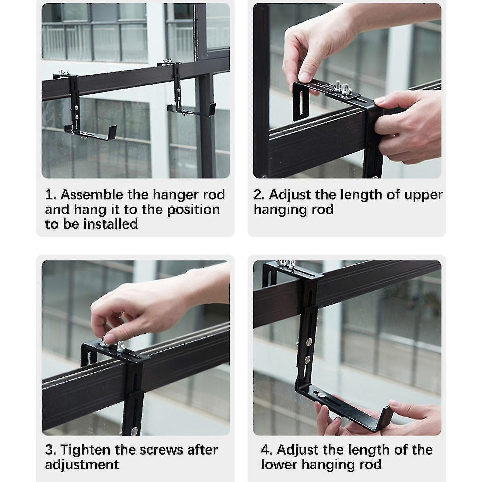 Adjustable Planter Box Bracket For Window Boxes Planters,adjustable ...