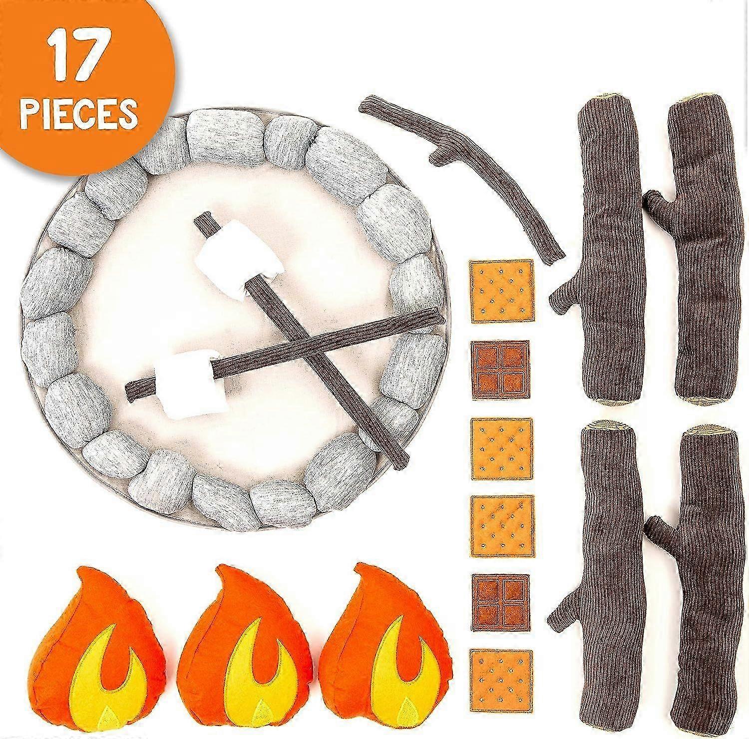 Pretend Camping Toy Set, Safe Campfire Toy | Fruugo UK