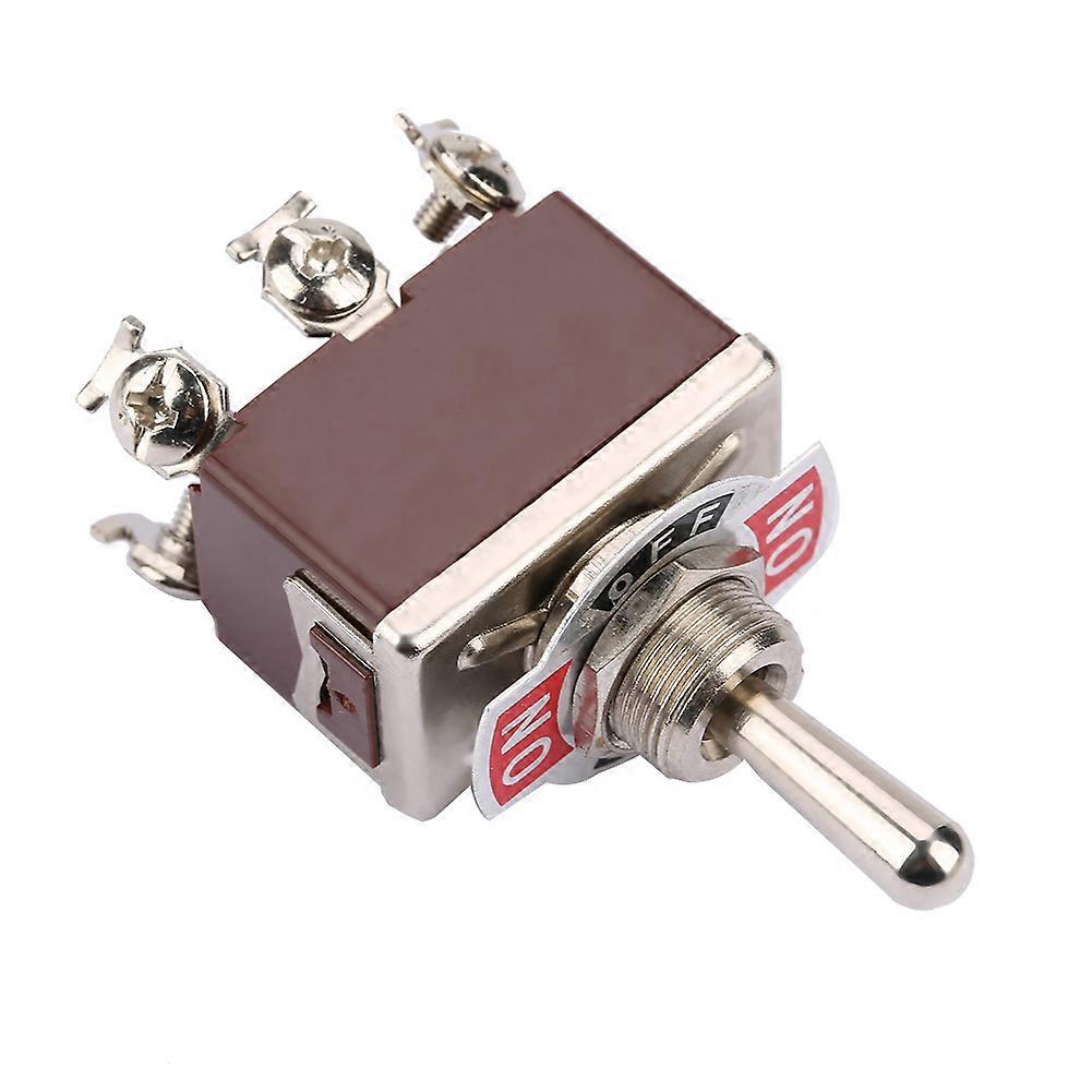 On OFF on 3 Position Momentary Toggle Switch 6 Pin 12mm 15A 250VAC ...