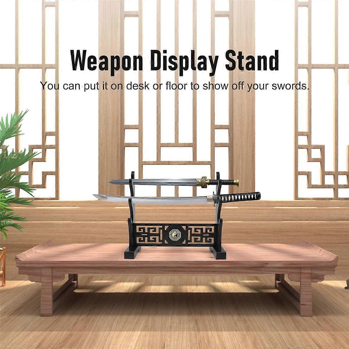 Sword Stand Weapon Display Stand Katana Genji Japanese Samurai Sword ...
