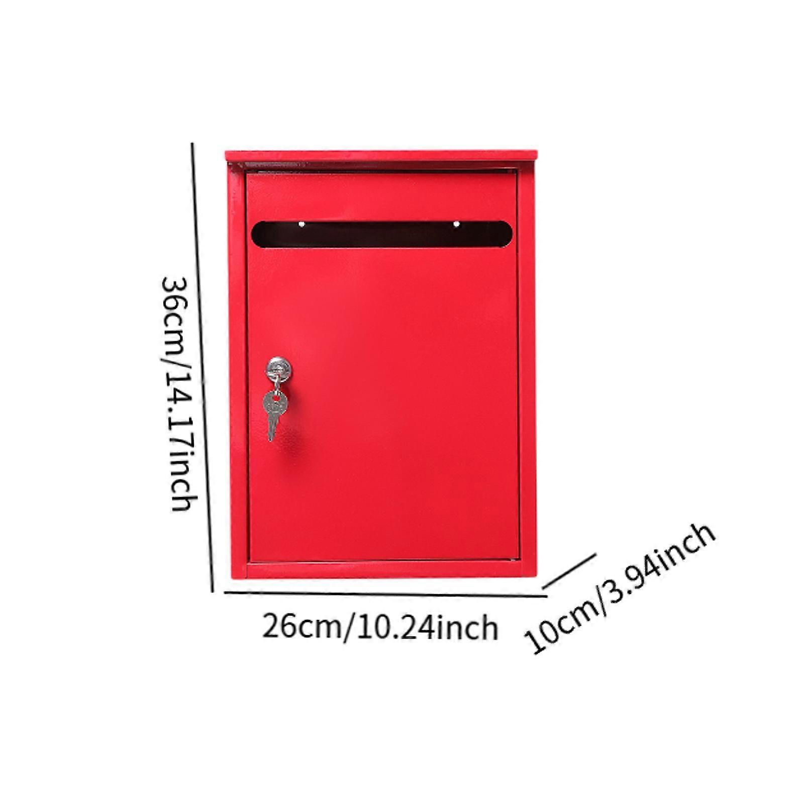 Wall Mount Mailbox Entryway Gate Commercial Rural Villa Area Outdoor ...