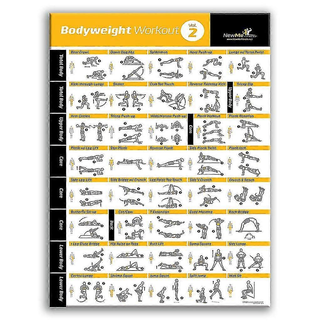 Learning Dumbbell Workout Exercise Poster Laminated Free Weight Body ...