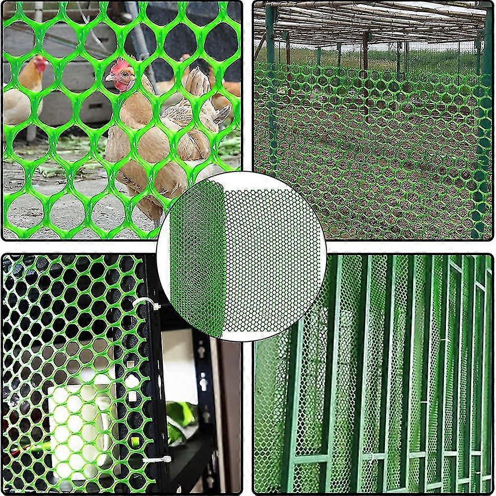 Plastic Chicken Wire Fence Mesh,Fencing Wire for Gardening, Poultry ...
