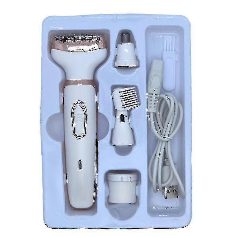 4 In 1 Electric Ladies Shaver Usb Rechargeable Waterproof Ladies Shaver ...