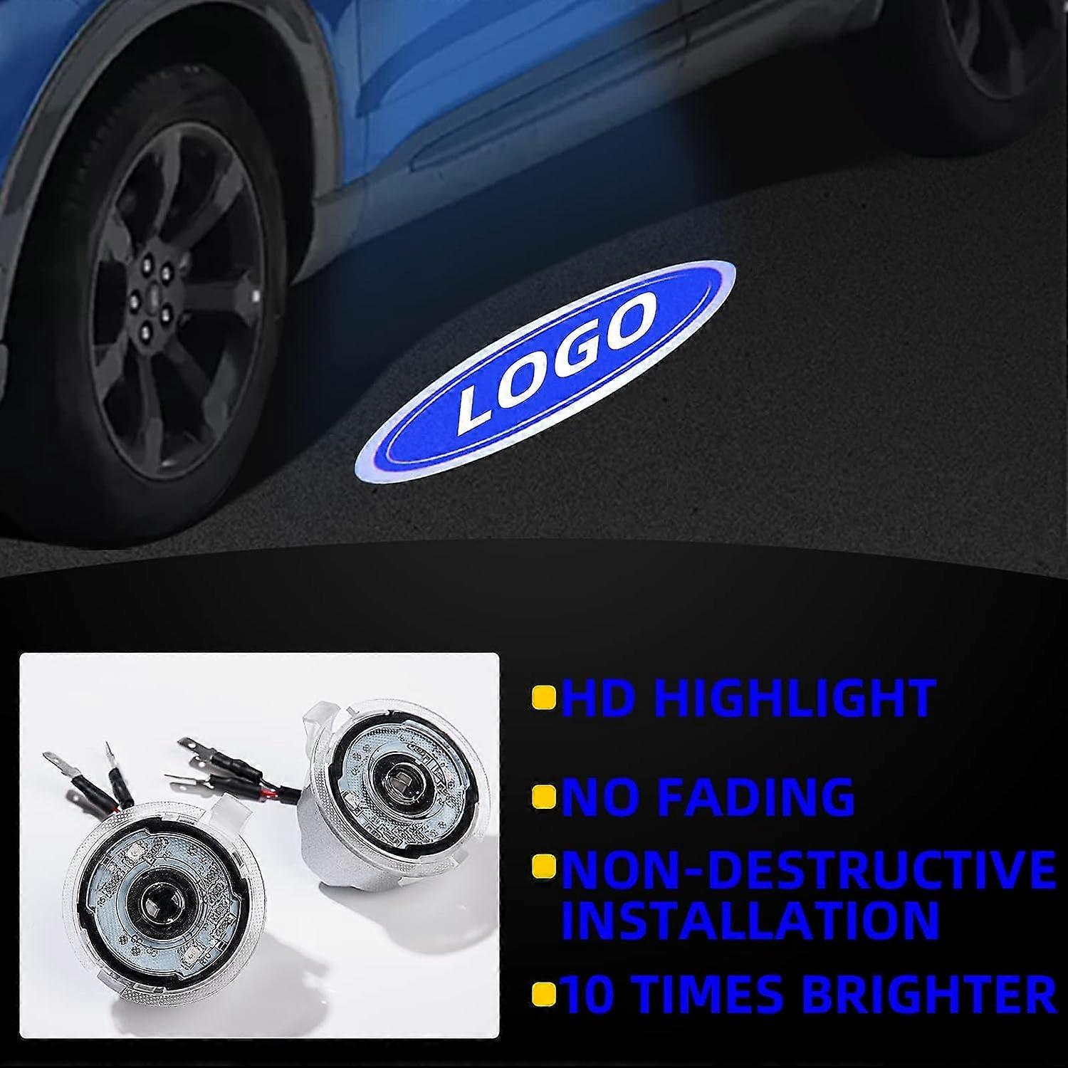 Never Fade Led Logo Lights Ghost Auto Door Logo Projector Light for ...