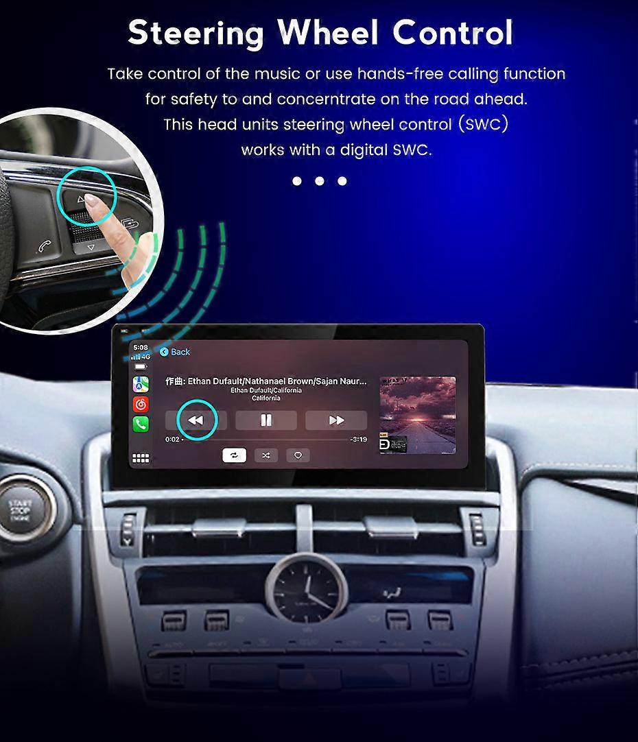 Android 12.0 10.25 Inch For Lexus RC IS 200 250 300 350 200t 300h ...