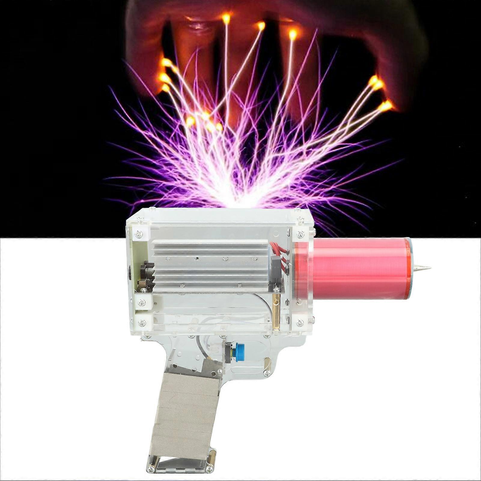 Tesla Coil Shooting Tool Handheld Portable Arc Generator Artificial ...