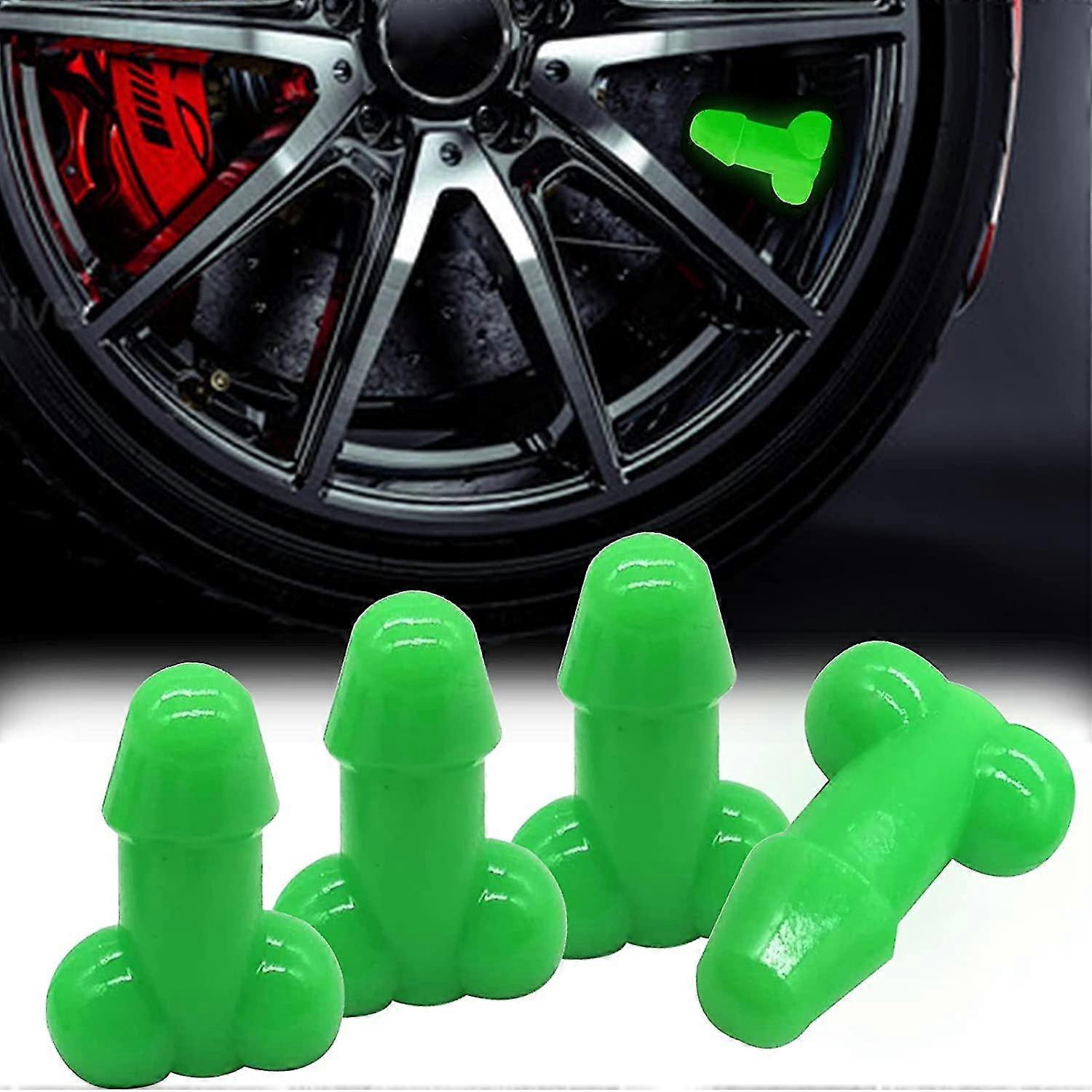 Prank Tire Valve Stem Caps 4pcs Funny Prank Car Accessories Airtight ...