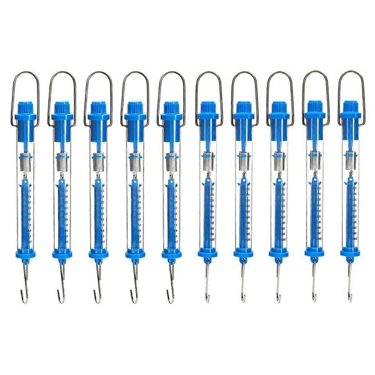 Spring Scale, 10 Pack 10N Transparent Spring Balance Hanging Tube ...